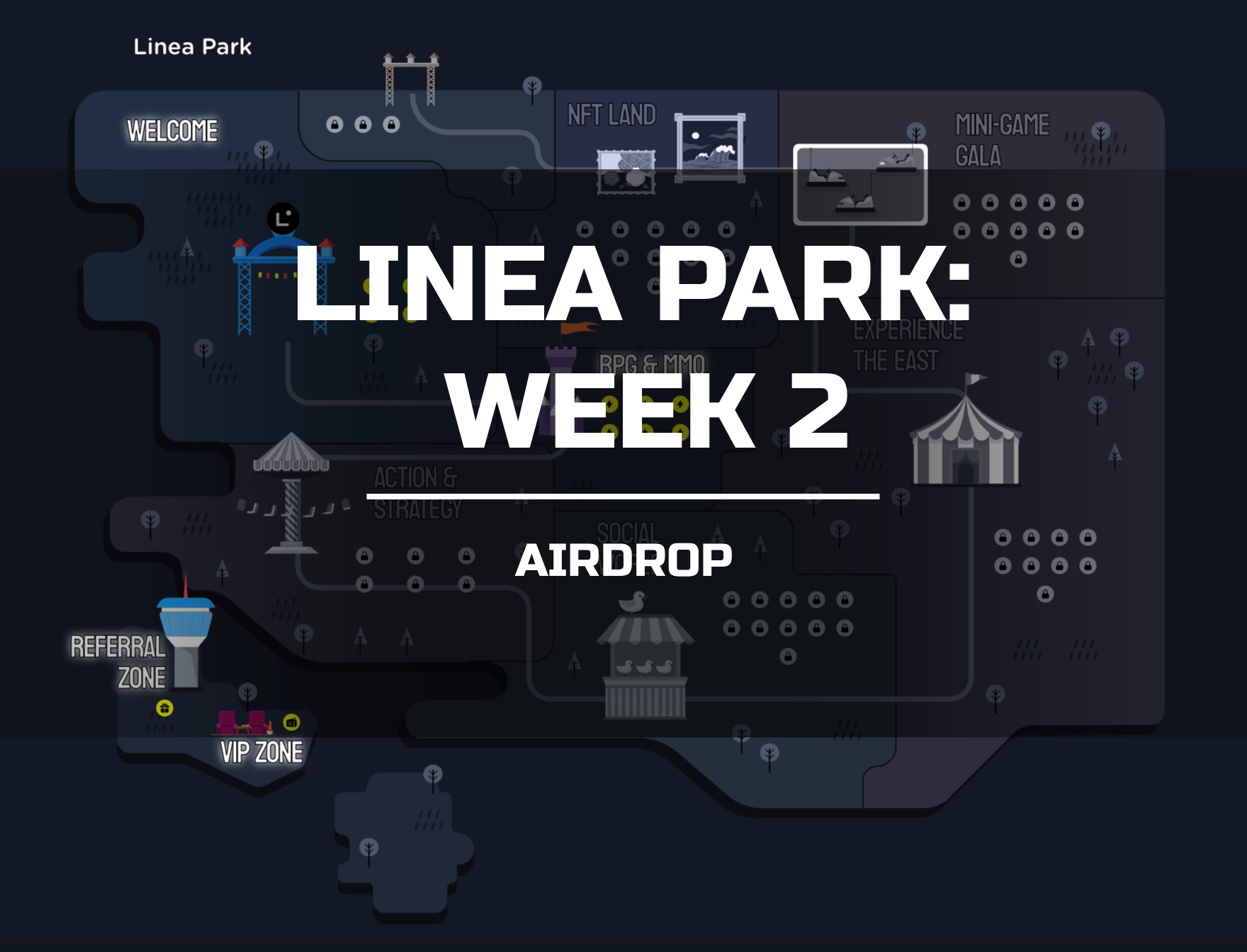 Linea Park: Week 2. Step by step tutorial 🪂 DropJet